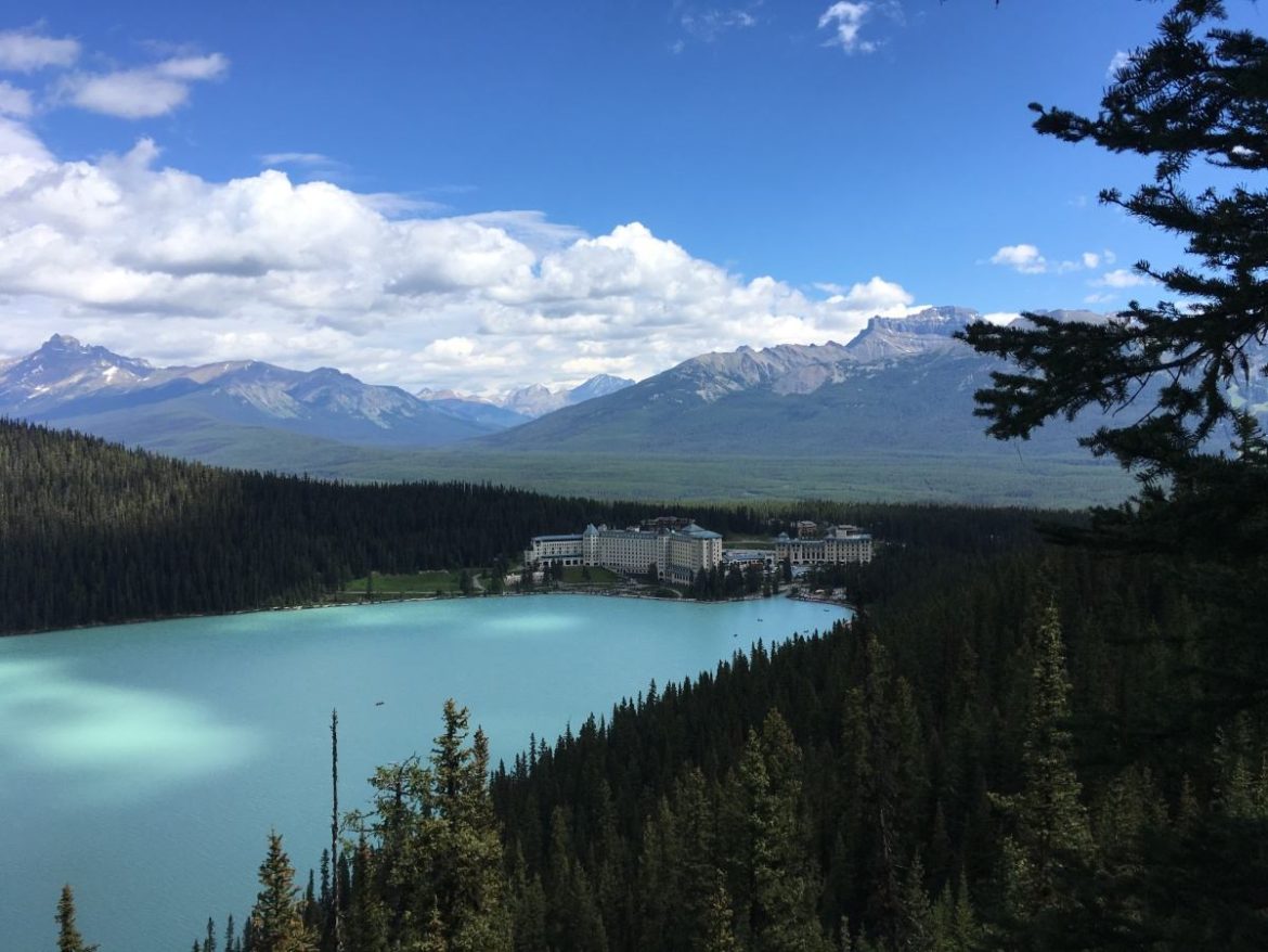 Národní park Banff, Alberta, Kanada. Lake Louise a Jasper