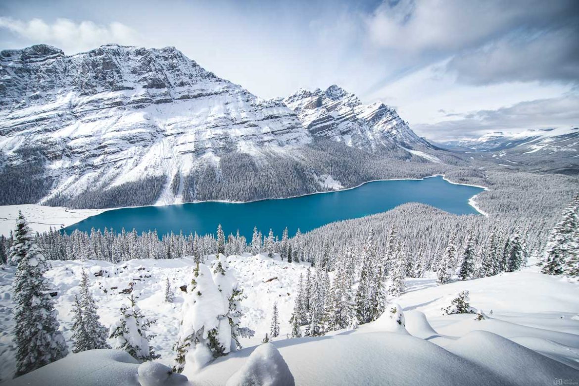 Národní park Banff, Alberta, Kanada. Lake Louise a Jasper