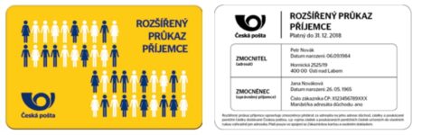 Zákaznická karta od České pošty, průkaz příjemce: Pro cestovatele